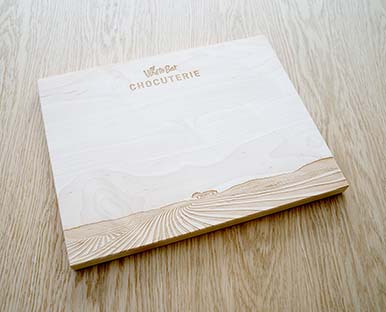 Chocuterie Board – Solid Maple Board for Chocolate & Wine Pairing ...